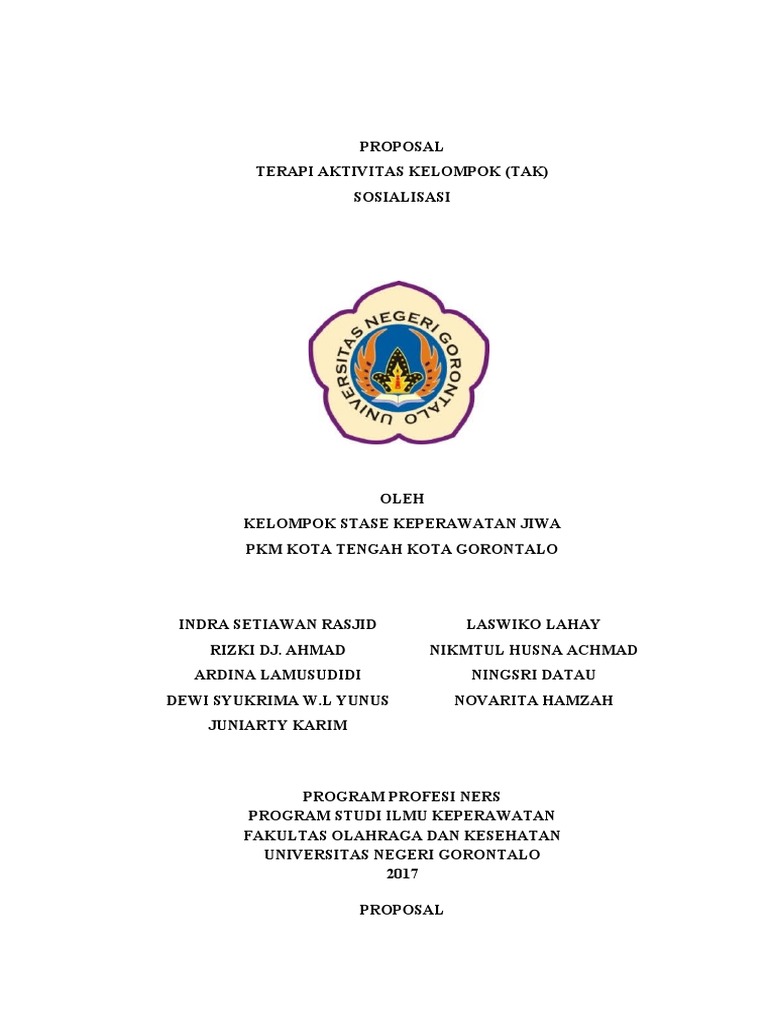 Contoh Proposal TAK | PDF