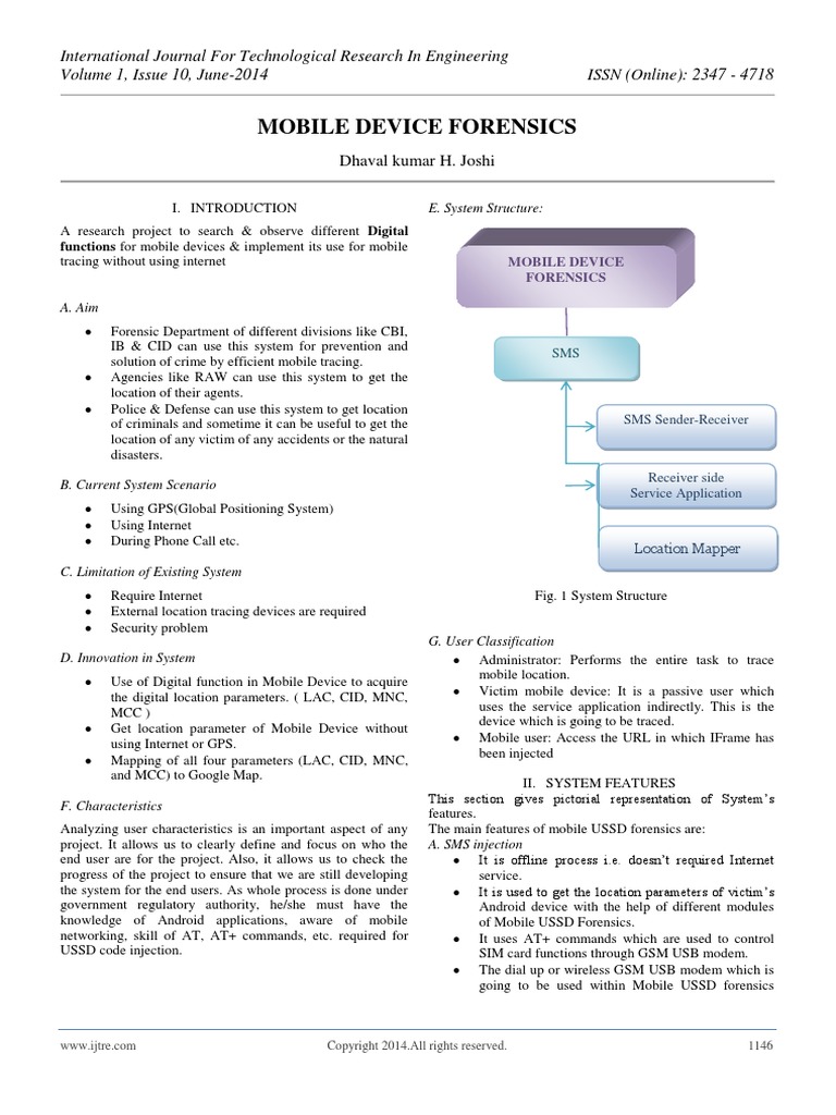 Mobile Device Forensics | Download Free PDF | Android (Operating System ...