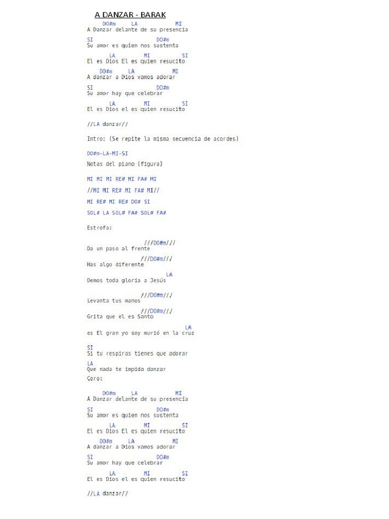 A Danzar Acordes | PDF