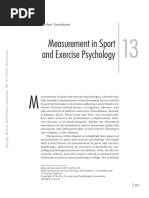 Csai 2 Precompetitive Anxiety Test | PDF | Anxiety | Self Esteem