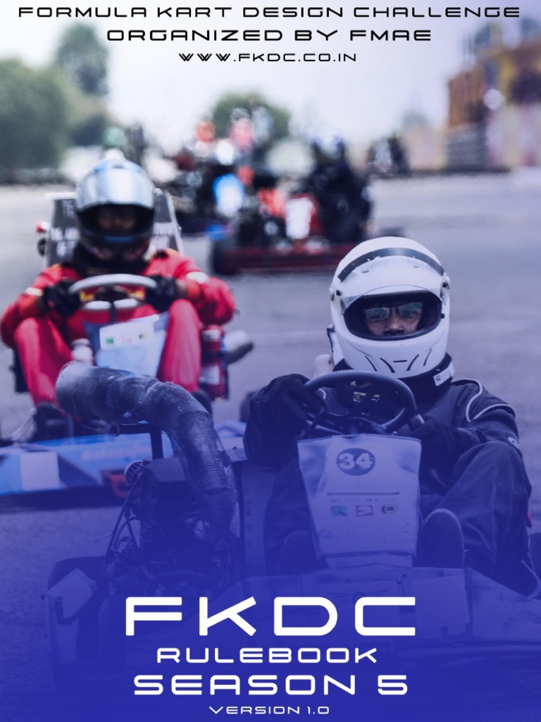 Rulebook - Version 1.0 - FKDC Season 5 | PDF | Driver's License | Steering