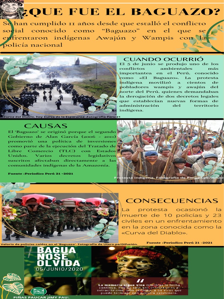 El conflicto social conocido como el "Baguazo | PDF | Perú | América ...