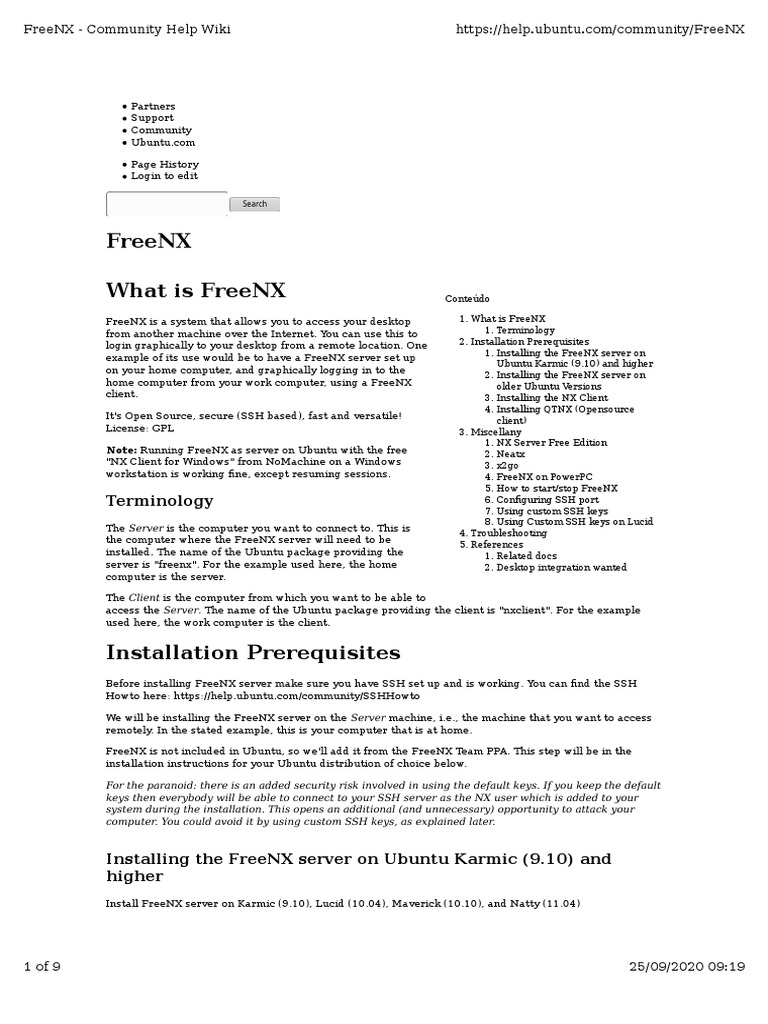 Freenx What Is Freenx: Terminology | PDF | Computer Architecture | Software