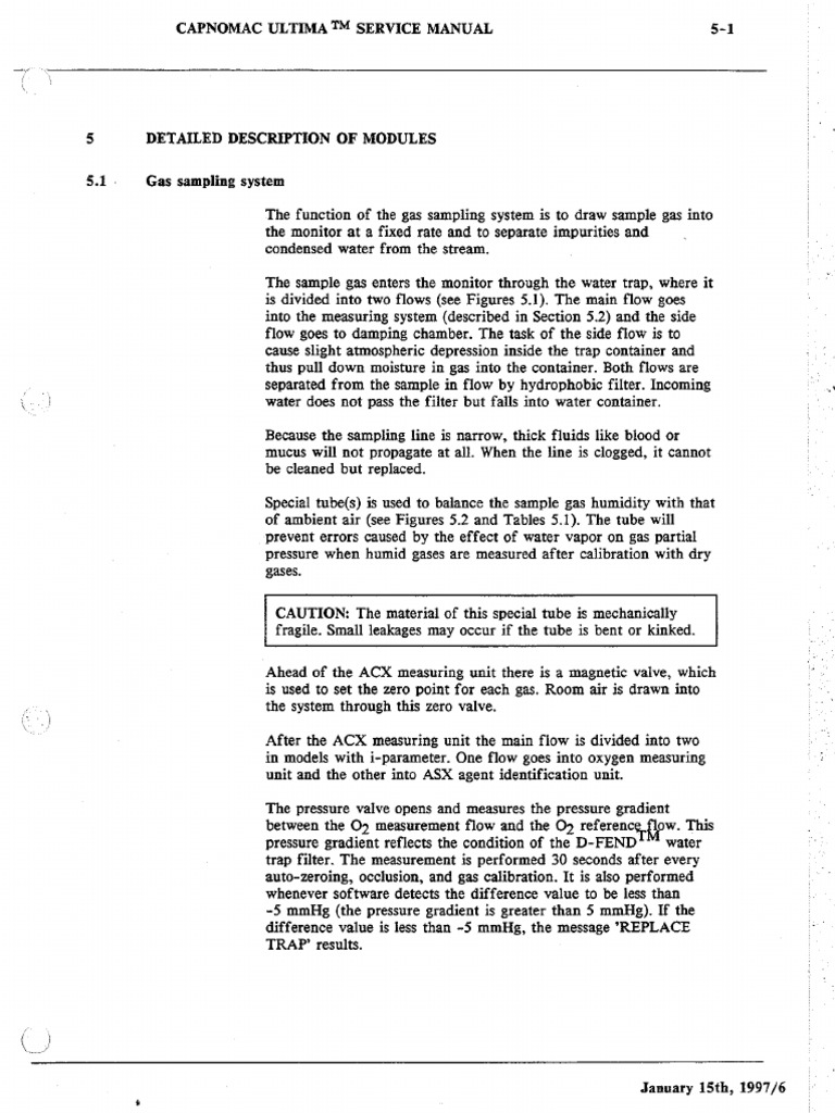 Datex Capnomac Ultima Service Manual Part 2 | PDF | Optical Filter ...