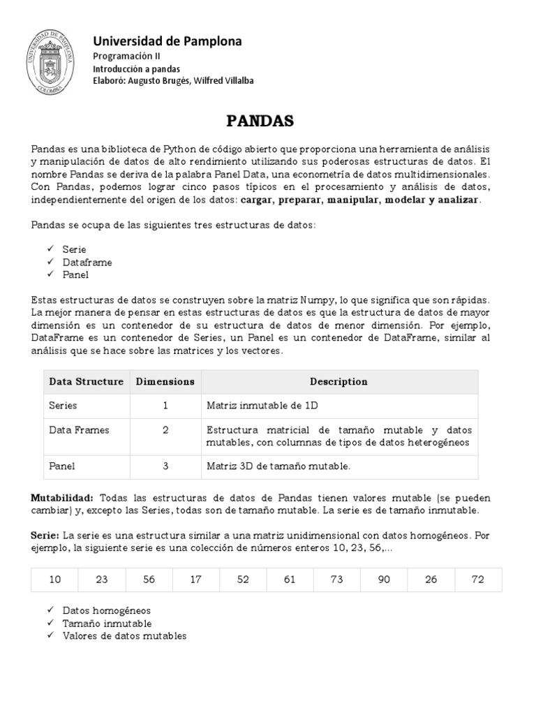 Introduccion A Pandas | PDF | Cuantil | Desviación Estándar