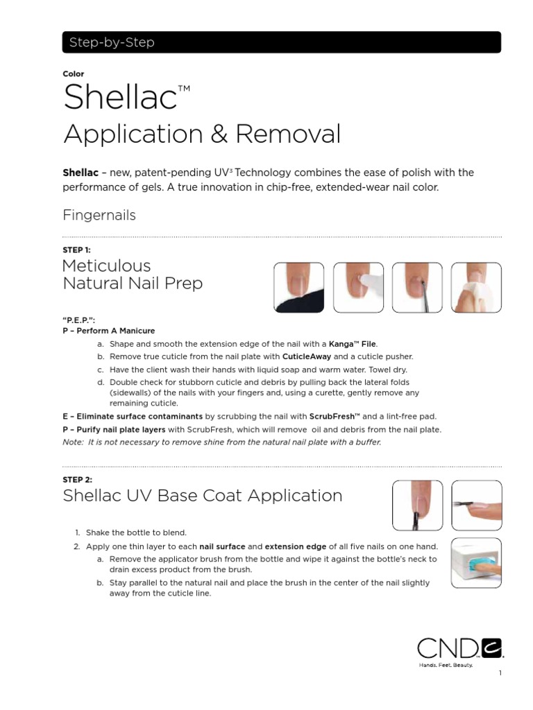Shellac: Application & Removal | PDF | Nail (Anatomy) | Nature