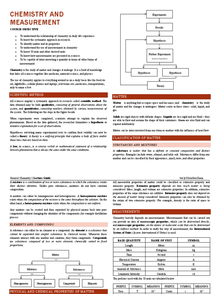 Chemistry Measurement and Properties | PDF | Significant Figures ...