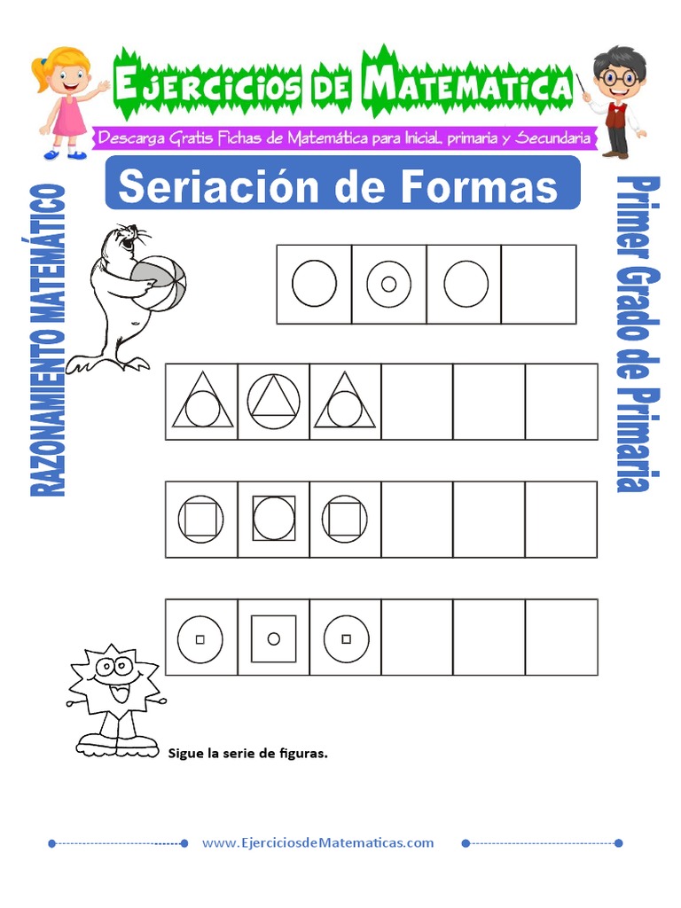 Seriacion de Formas para Primero de Primaria | PDF