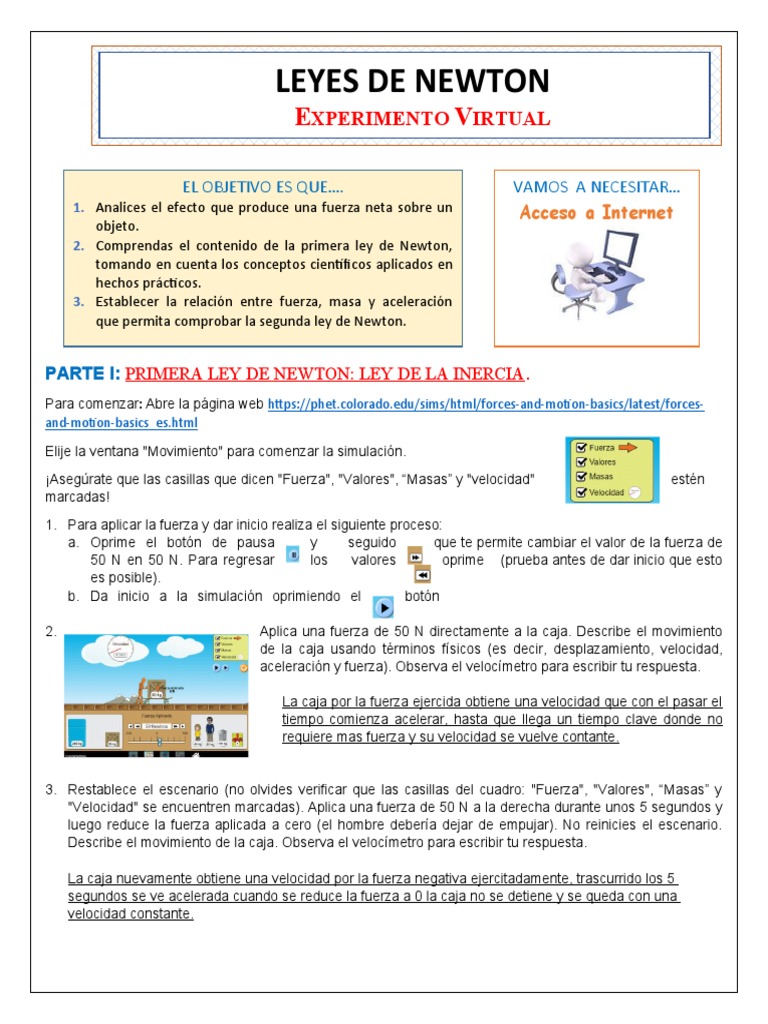 Fuerza y Leyes de Newton | PDF | Fuerza | Las leyes del movimiento de ...