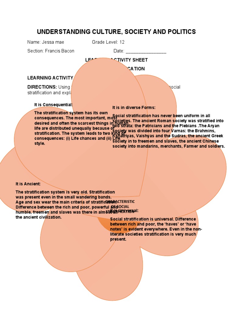 Understanding Culture, Society and Politics | PDF | Social Inequality ...