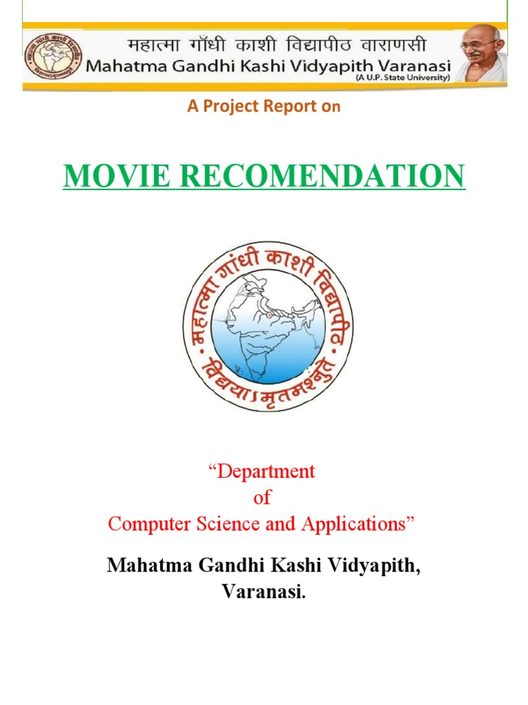 Movie Recommendation Project Report | PDF | Computing | Information Technology