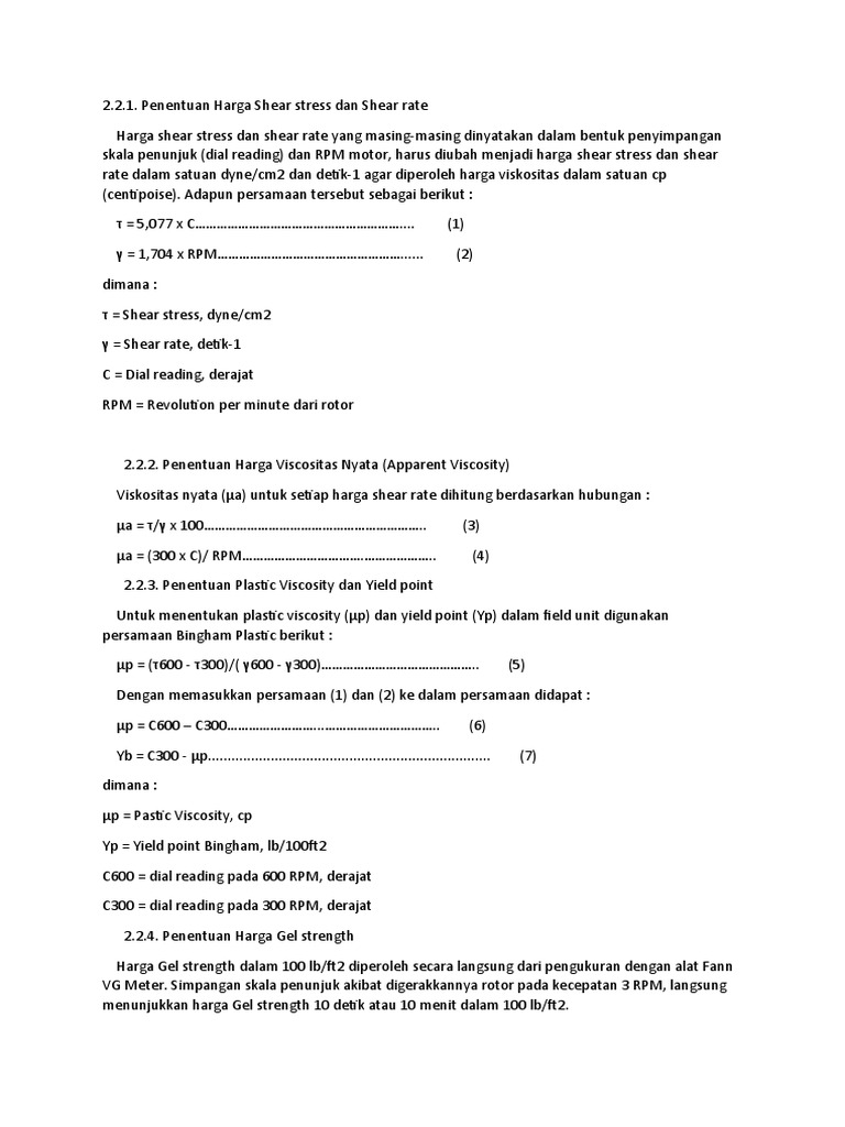 Perhitungan Viskositas | PDF | Teknologi & Rekayasa