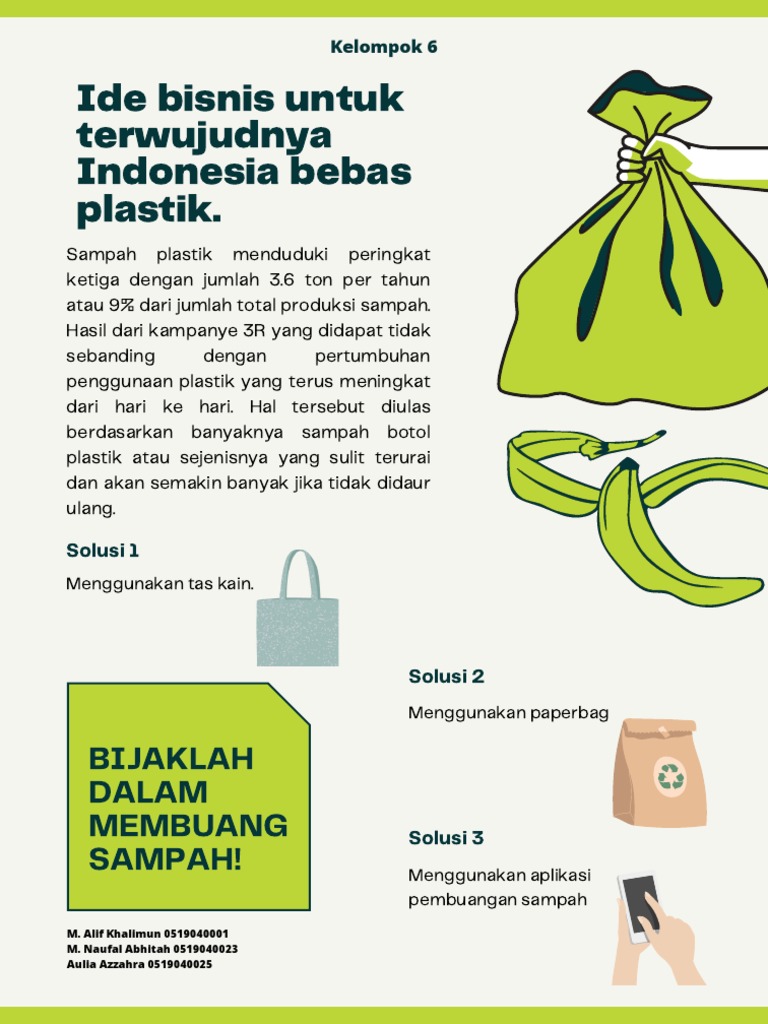 Poster Ide Bisnis Kelompok 6 | PDF