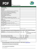SANParks Gate Entry Form 20200607 | PDF | Indemnity | Vehicles