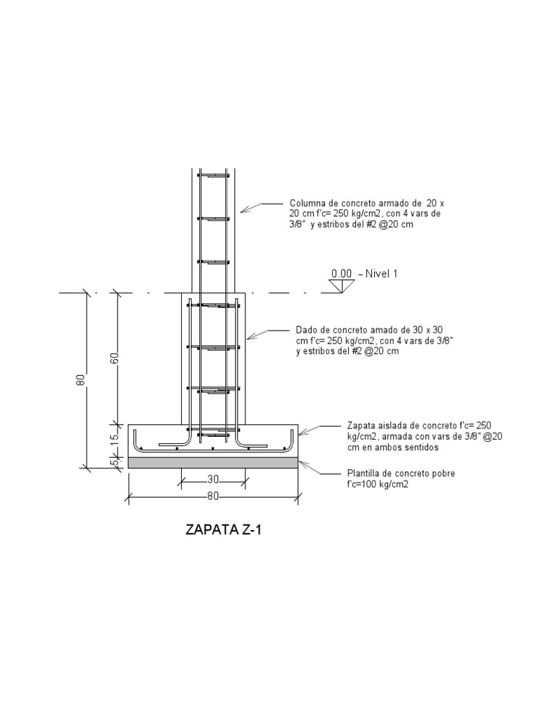 Detalle Zapata | PDF