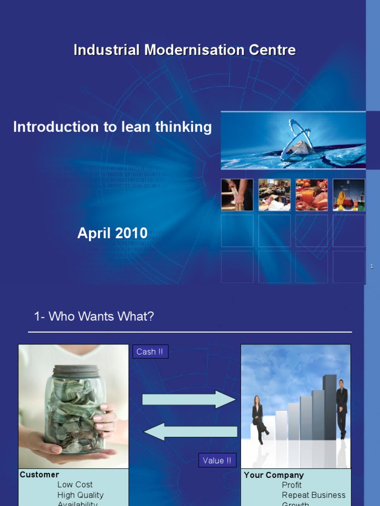 02 Introduction To Lean Thinking | PDF | Lean Manufacturing | Inventory