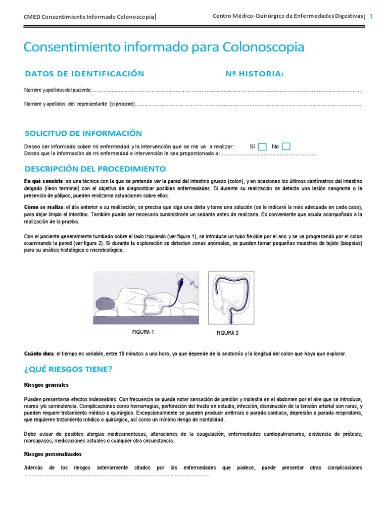 Understanding Colonoscopy: Risks, Benefits and Informed Consent | PDF ...