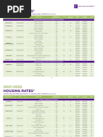 2024-2025 Halls of Residence Fees - Operated by 138 Student Living | PDF