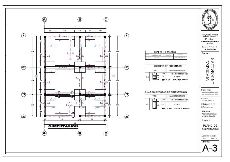 Planos De Cimentacion Para Viviendas Planos De Cimentación De Una