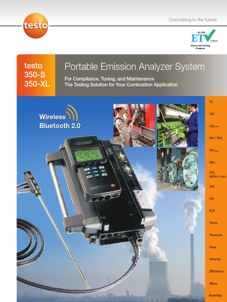 Testo 350XL Brochure | PDF | Power Supply | Thermocouple