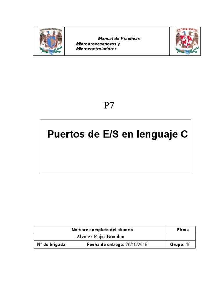Practica 7 Micros | PDF