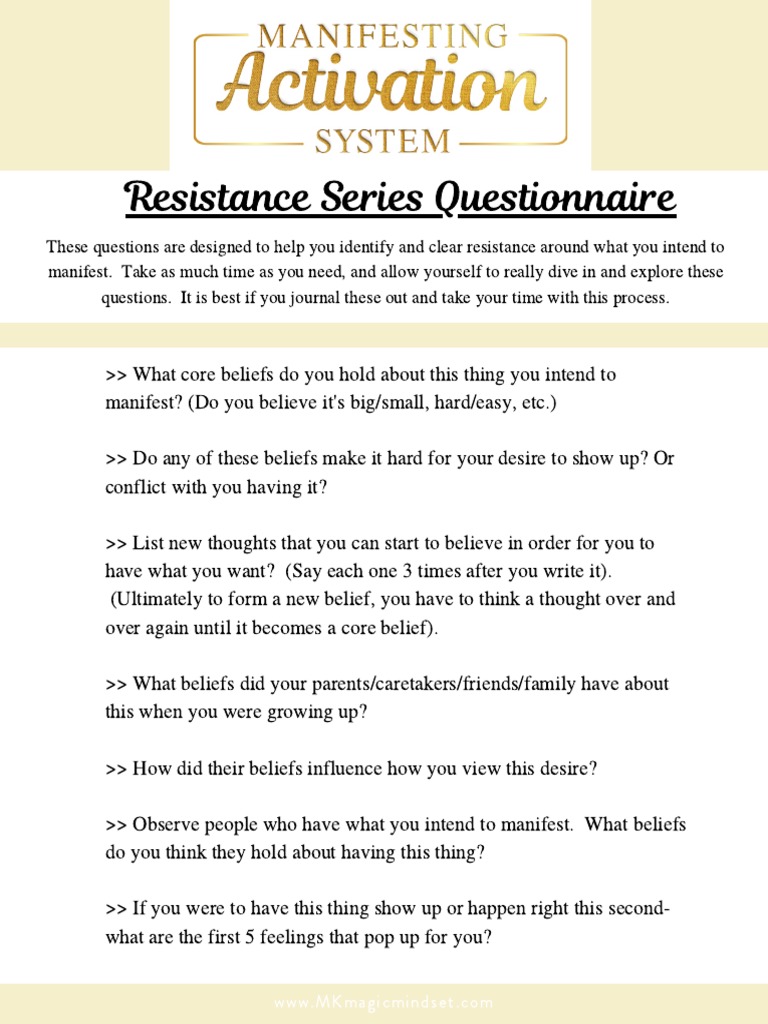 Resistance Series | PDF | Psychological Concepts | Psychology