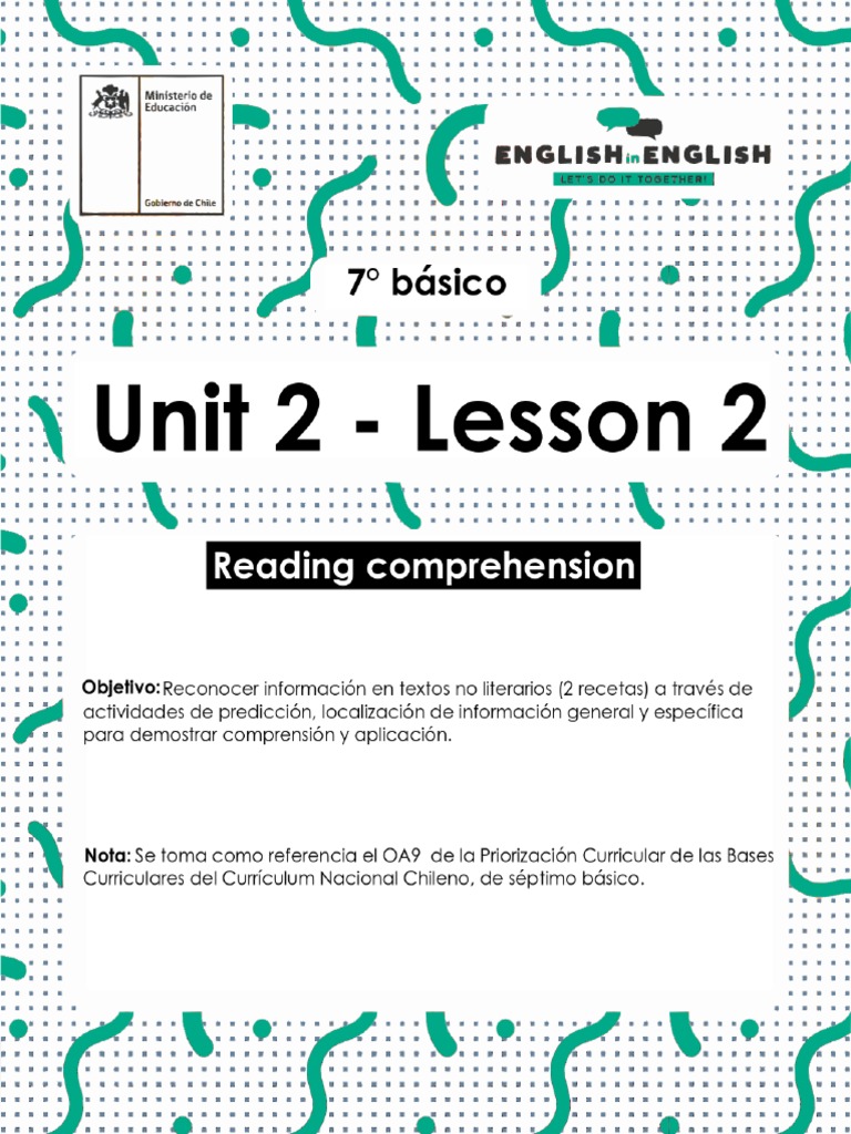 7° básico_unit 2_lesson 2 | PDF | Hamburgers | Salad