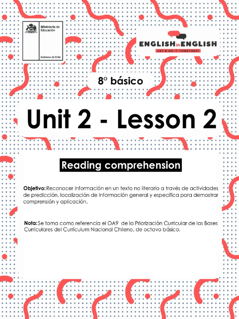 8° Básico - Unit 2 - Lesson 2 | PDF | Paris