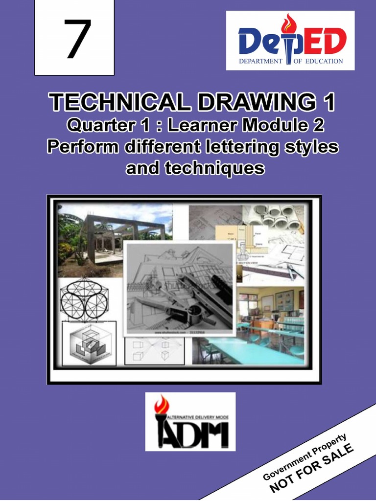 Technical Drawing 1 1st Quarter Module 2 DIAMANTE | PDF | Drawing ...