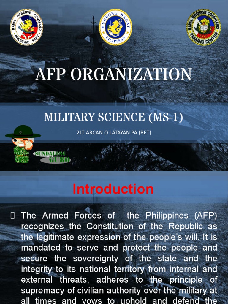 Afp Organization Ok | PDF | Philippines | Military