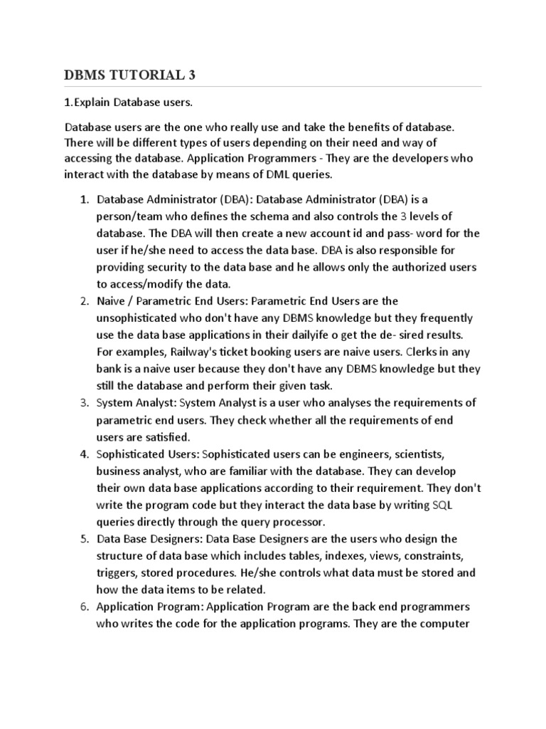 7055 DBMS Assignment 3 | Download Free PDF | Databases | String (Computer Science)