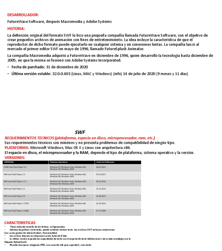 Requerimientos Tecnicos, Versiones, Caracteristicas | PDF | Microsoft ... Requerimientos Tecnicos, Versiones, Caracteristicas | PDF | Microsoft ...