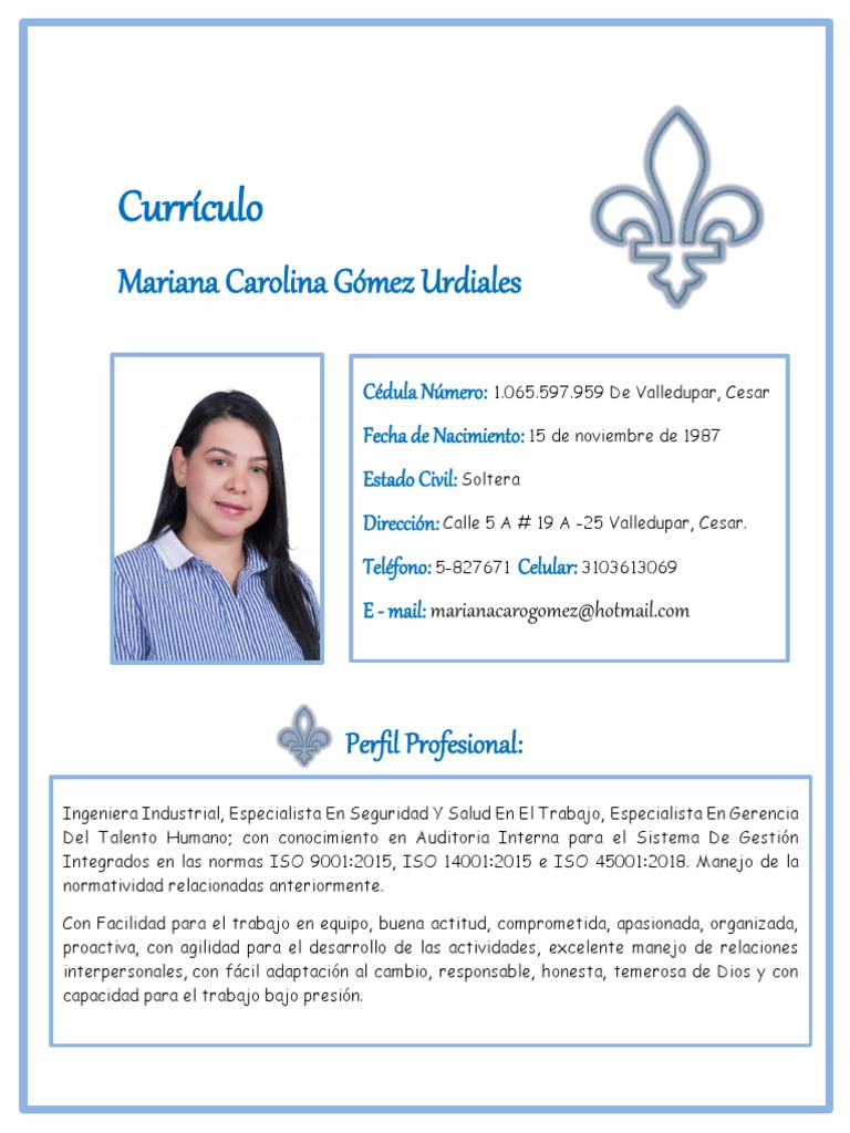 Mi Curriculo Completo 2021 | PDF | Sistema de manejo de calidad | Business
