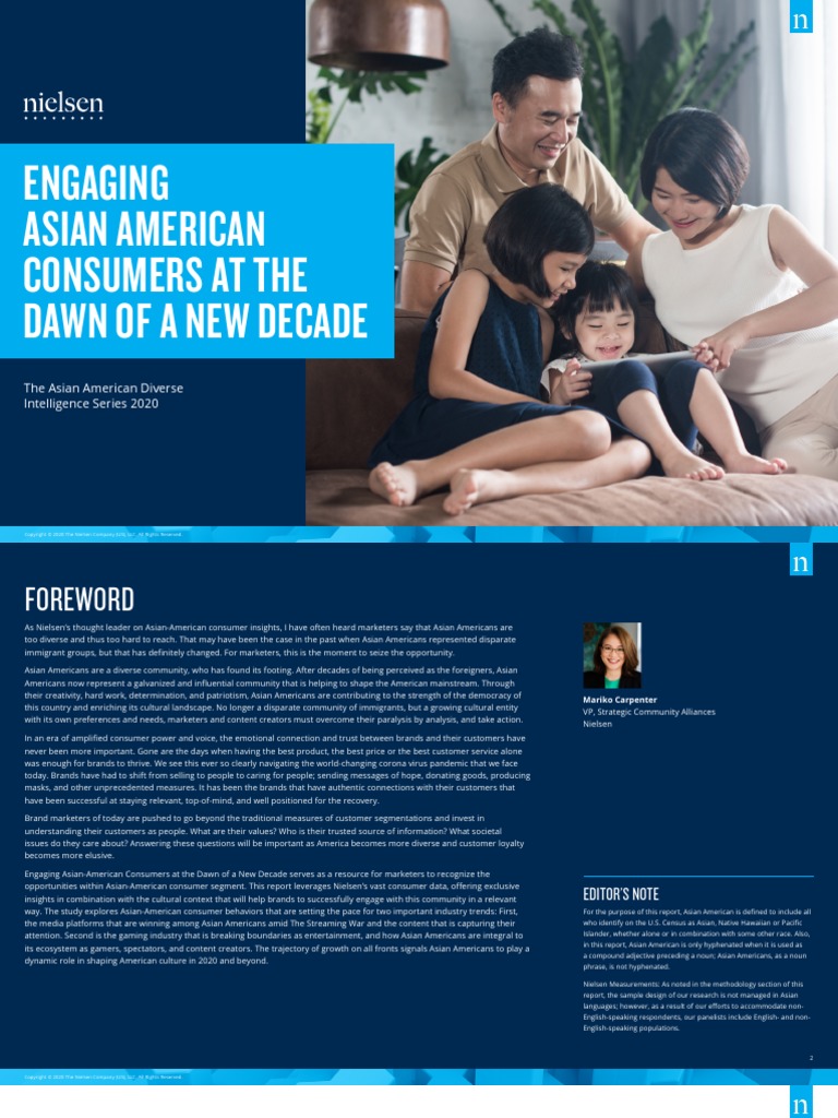 Engaging Asian American Consumers New Decade | PDF | Mass Media ...