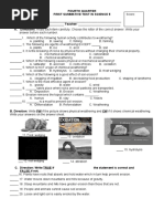 First Summative Test Science 5 QUARTER 1 - (Week 1 & 2) | PDF ...
