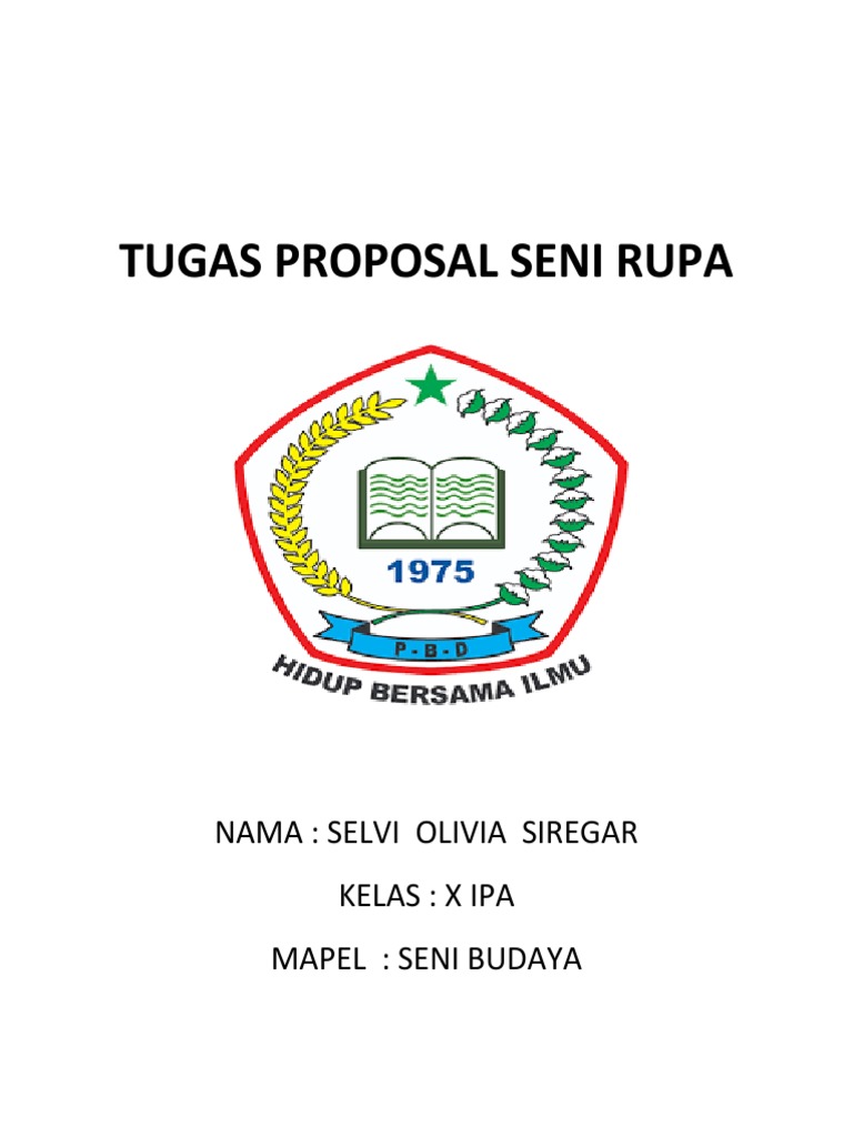 Proposal Seni Rupa | PDF