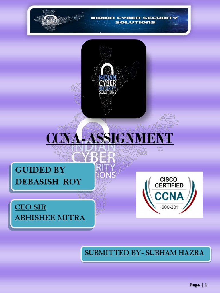 Icss Ccna Assignment Work | PDF
