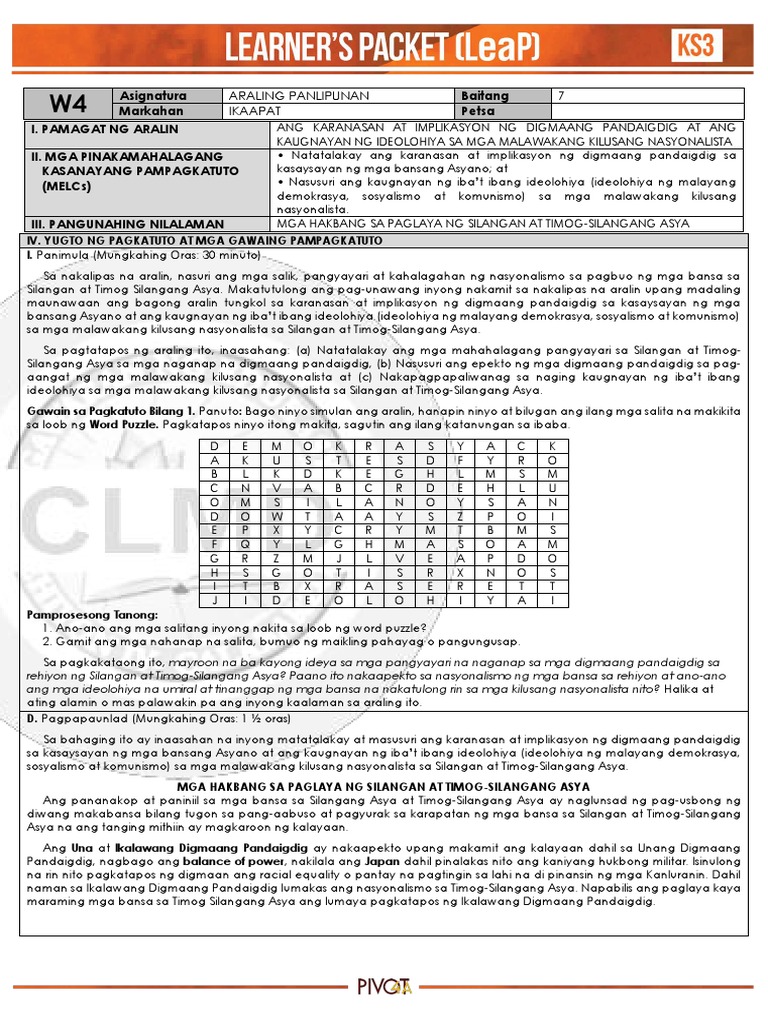 Q4 Ap 7 Week 4 | PDF