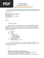 CDA Request Letter | PDF