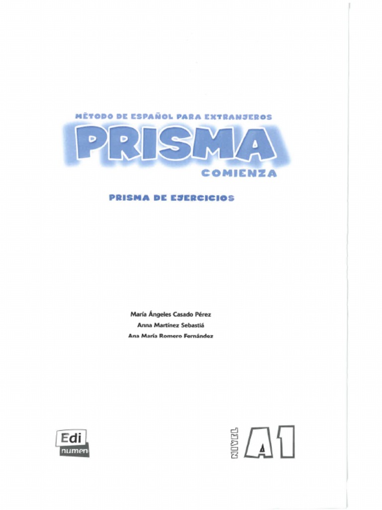 Prisma Digitized Workbook | PDF