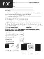Test Evaluare Matematică Clasa III-a | PDF