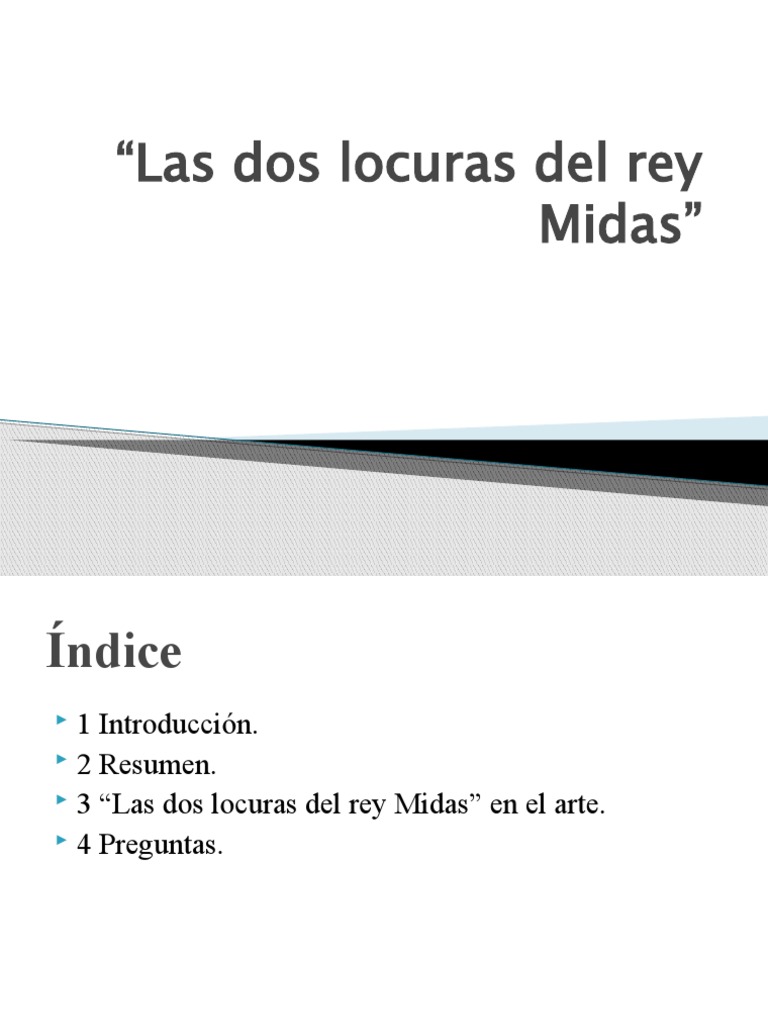 Las Dos Locuras Del Rey Midas | PDF | Dioniso