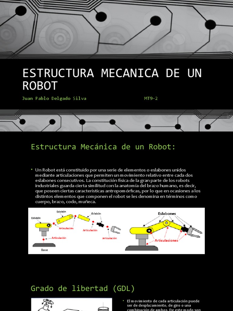 Estructura Mecanica de Un Robot | PDF | Robot | Robótica