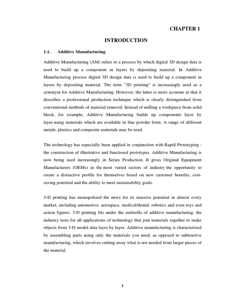 Thesis Masters | PDF | 3 D Printing | Materials Science