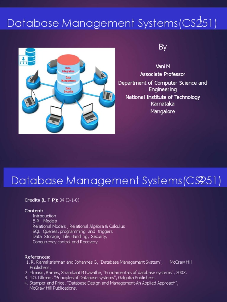 Database Management Systems (CS251) | PDF | Databases | Computer File