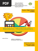 Module 7 Business Math | PDF | Discounts And Allowances | Discounted Cash Flow