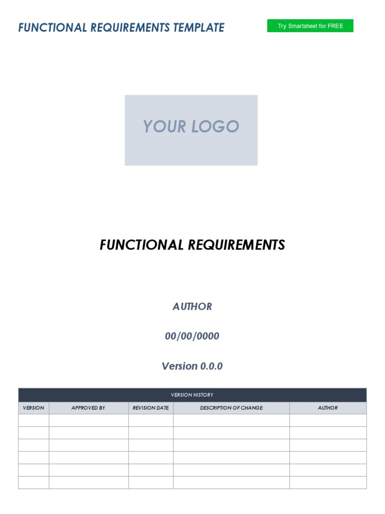 Your Logo: Functional Requirements | PDF | Usability | Reliability ...