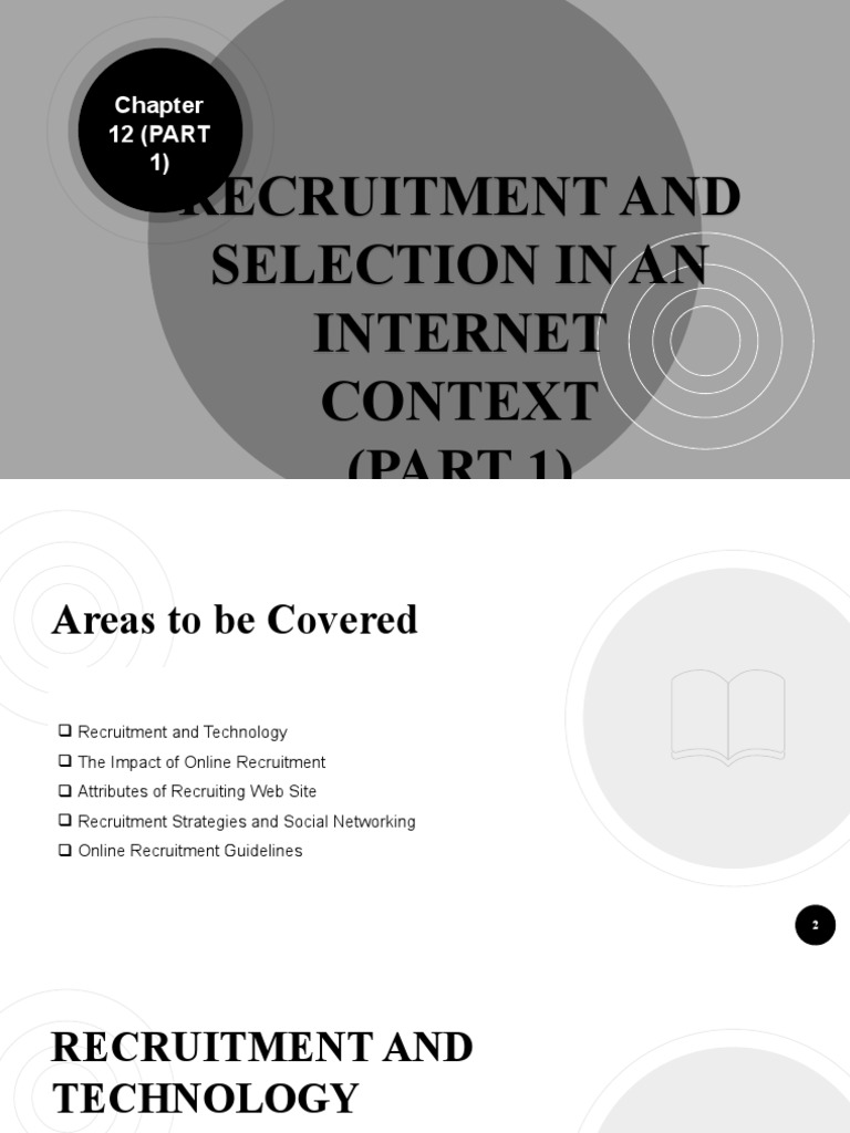 HRIS - Chapter 12 - Part 1 | PDF | Recruitment | Social Networking Service