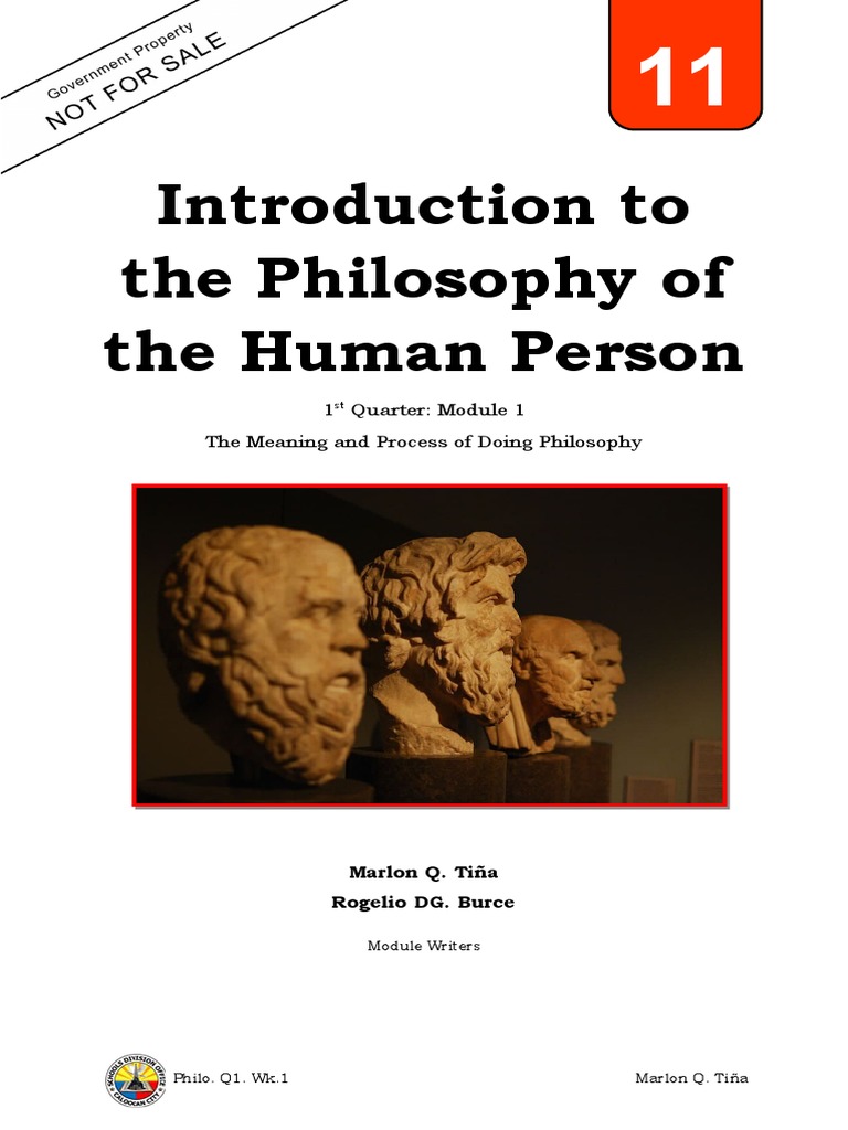 ADM Philo.Q1.Wk.1 Module 1 The Meaning and Process of Doing Philosophy ...