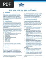 Iata Level of Service Paper Best Practice | PDF | Airport | Infrastructure